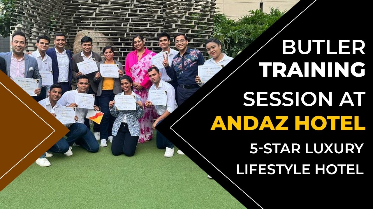 Butler Training Session At Andaz Hotel, 5-Star Luxury Lifestyle Hotel ...