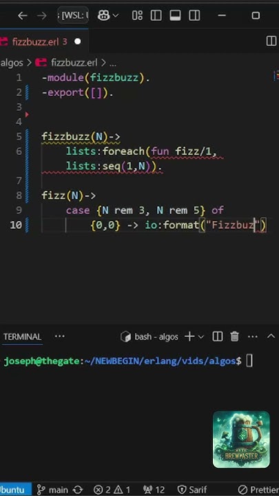 Classic Fizzbuzz solved with Erlang - Functional Programming style #coding # ...