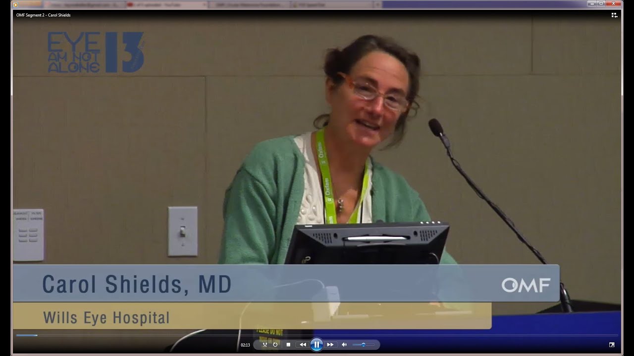 Ocular Melanoma Patient Retreat 2013 - Dr. Carol Shields - "The Game of ...