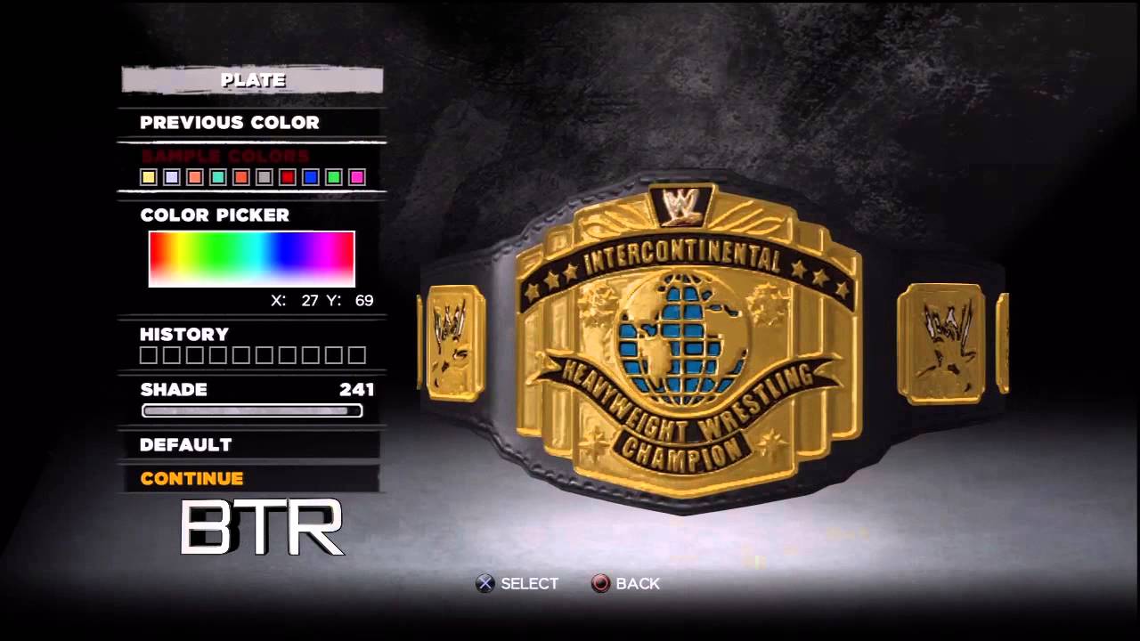 WWE 13 Custom Championship Title Management Ultimate Warrior ...