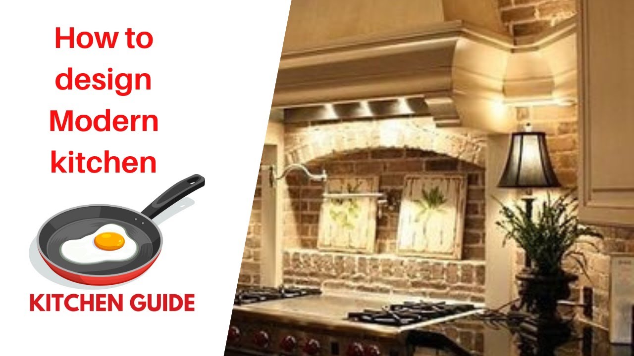 How to design Modern kitchen? - YouTube
