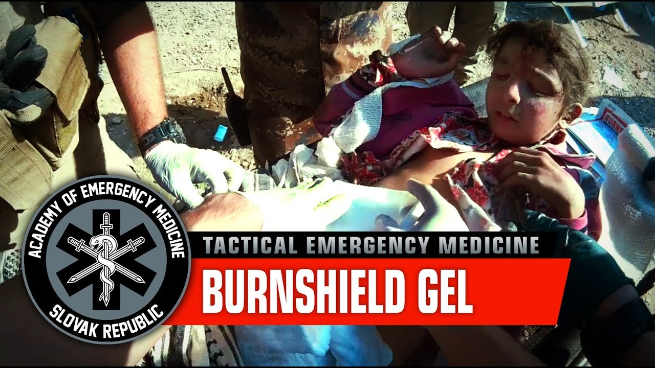 Burn Casualty Care - Burnshield Emergency Dressing / War in Iraq, Mosul ...