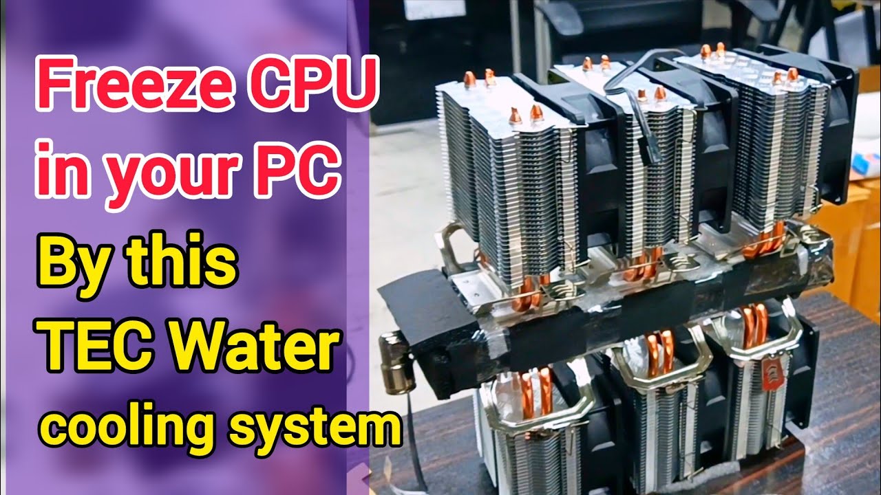 Freeze water to 0.1°C in 30 Mins by DIY Peltier Water Chiller build ...