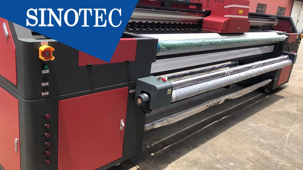 UV LED Roll To Roll Digital Printer 3.20m, Ricoh Gen5/Gen6 Japanese ...