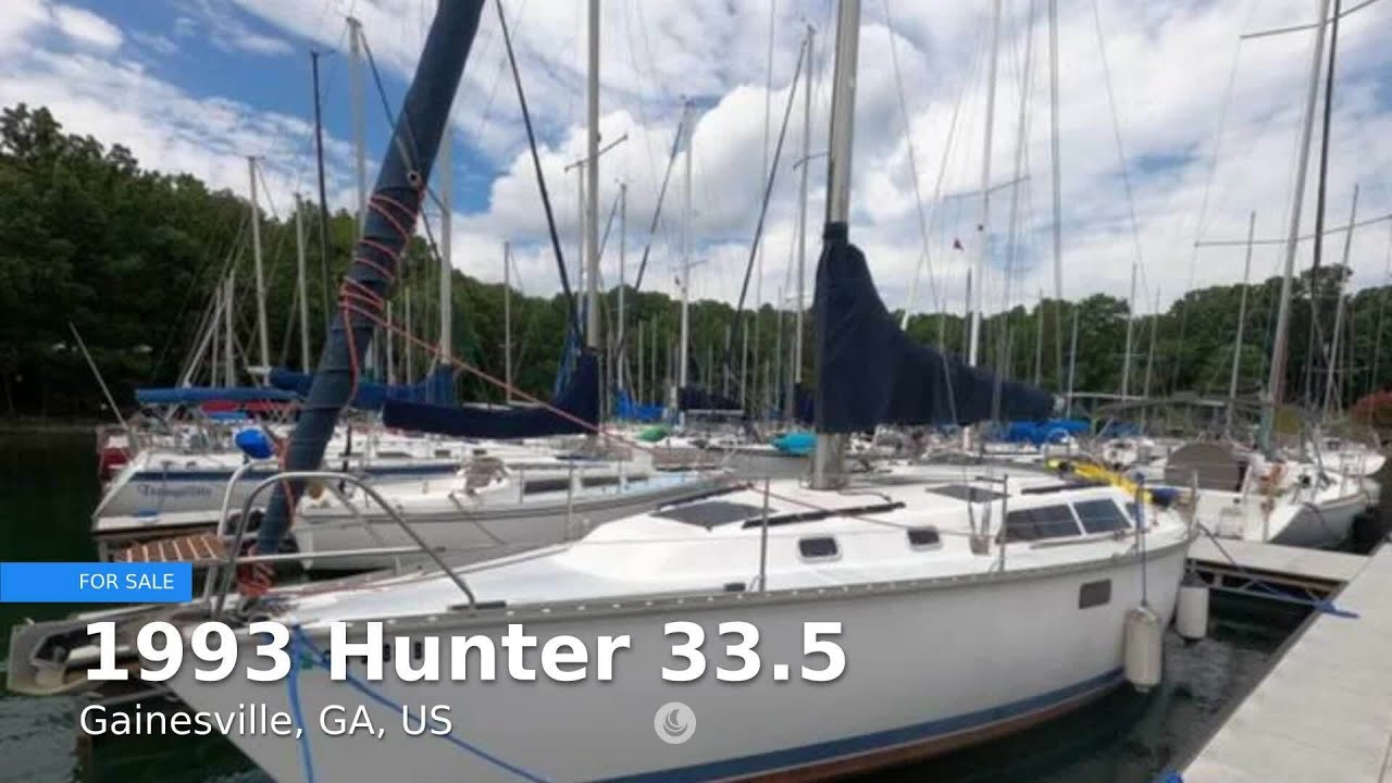 1993 Hunter 33.5 for sale in Gainesville, GA, US - YouTube