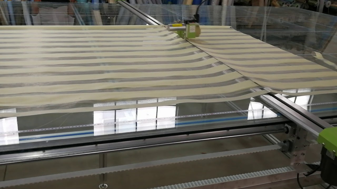 Zebra Blinds Cutting Machine - YouTube