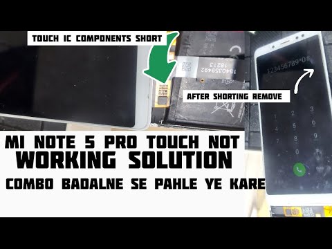 MI NOTE 5 PRO TOUCH NOTE WORKING SOLUTION | MI NOTE 5 PRO TOUCH PROBLEM ...