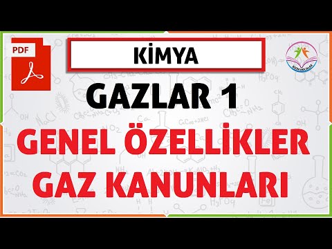 GAZLAR 1  (GAZ KANUNLARI)(2020 AYT)(11. SINIF GAZLAR)(YENİ MÜFREDAT)