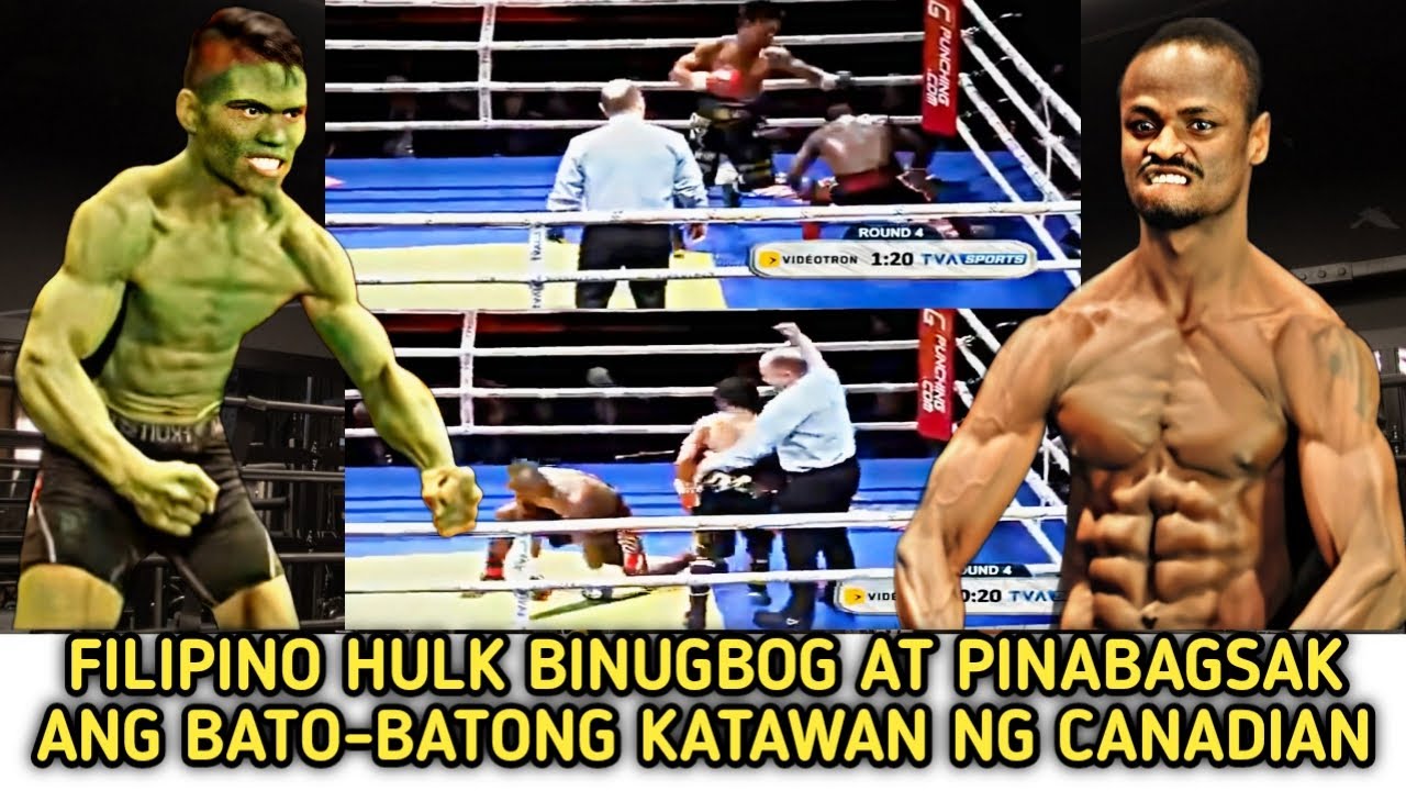 Filipino Hulk Di Natakot Sa Bato-batong Katawan Ng Canadian Binugbog At ...