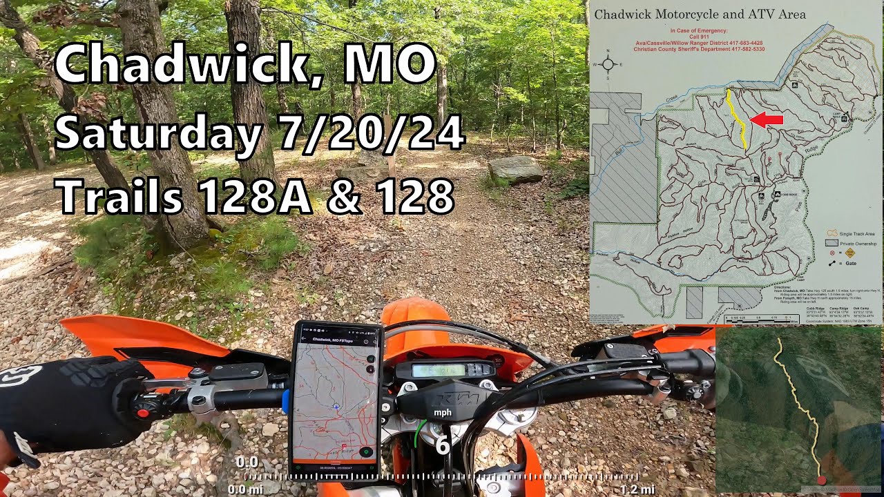 Trails 128A & 128 (Hard) - Chadwick Motorcycle & ATV Area - YouTube
