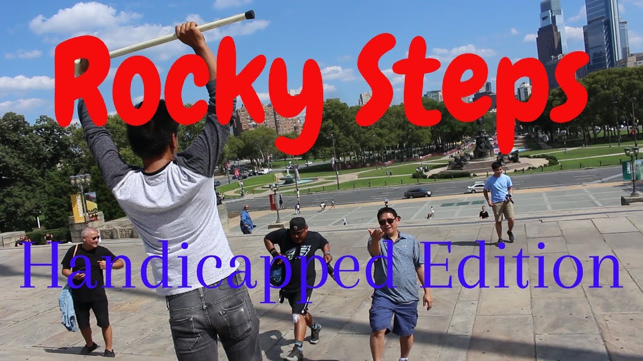 Rocky Steps Handicapped Edition - YouTube
