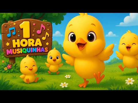 1 HORA DE MÚSICAS INFANTIS DIVERTIDAS 🎶 MÚSICAS PARA CRIANÇAS