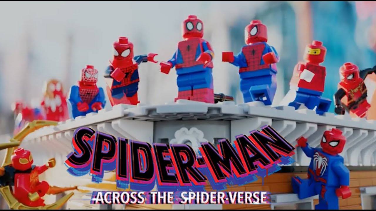 Lego Spider Man's Introduction in Across the Spider-Verse (better VA ...