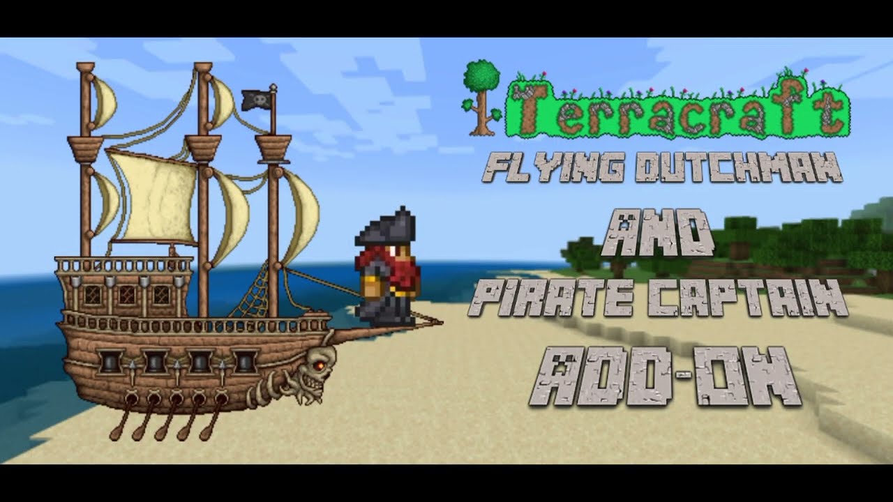 Minecraft, But I Added The Flying Dutchman and Pirate Captain From ...