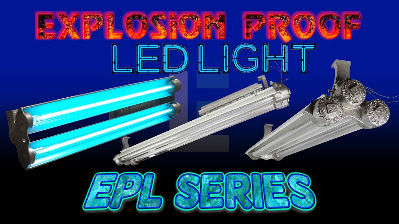 Explosion Proof LED Paint Spray Booth Lights - Pendant or Surface Mount ...