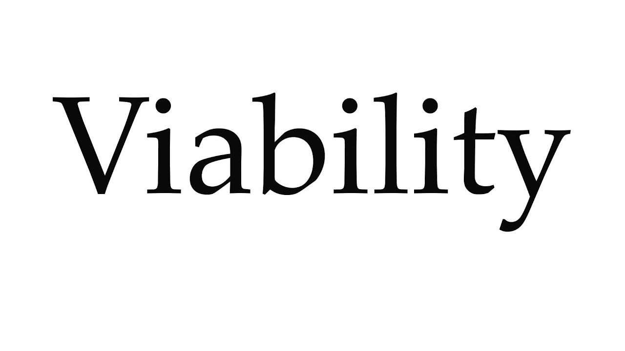 How to Pronounce Viability - YouTube