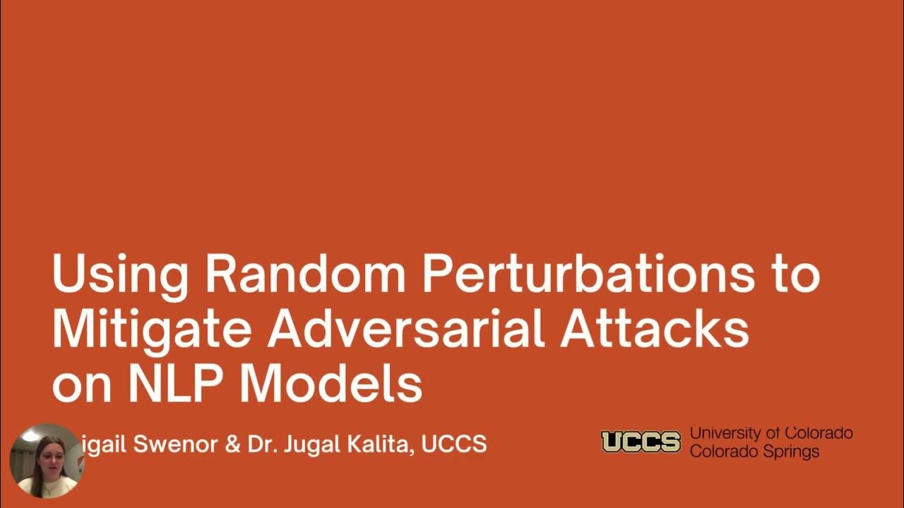 Using Random Perturbations to Mitigate Adversarial Attacks on NLP Models - YouTube