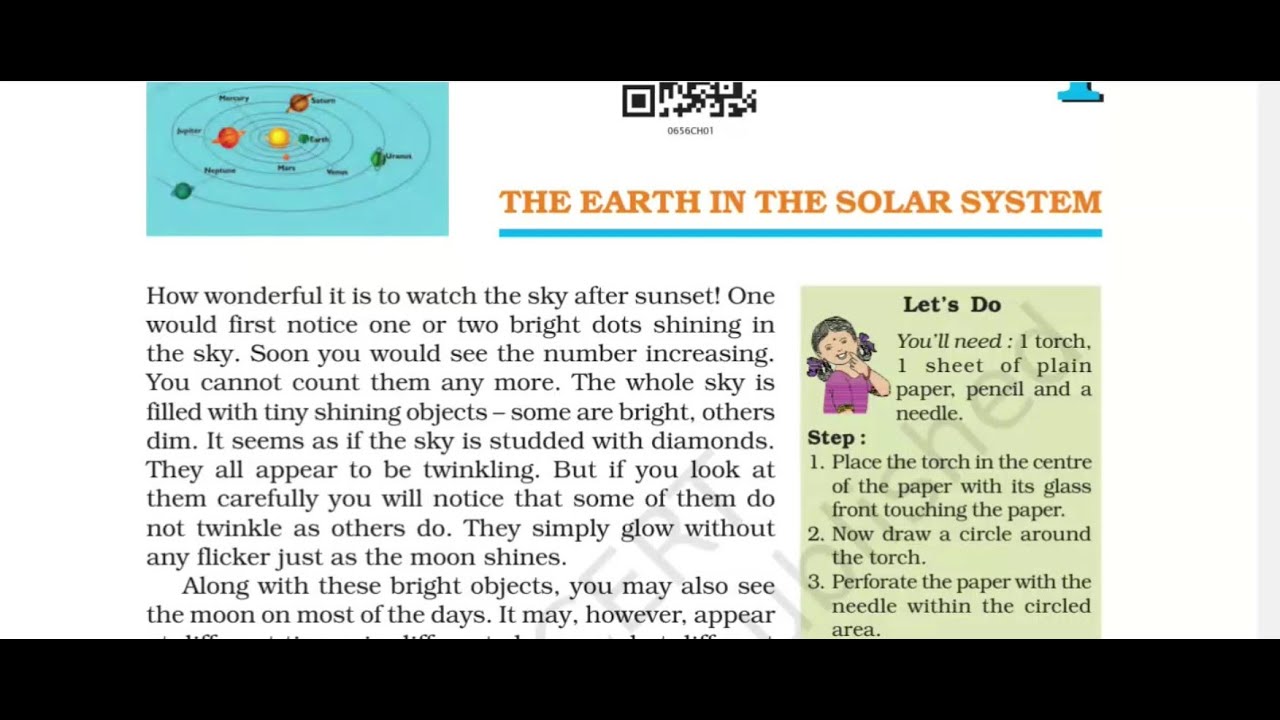 The Earth in The Solar System|| NCERT GEOGRAPHY||CLASS6 - YouTube