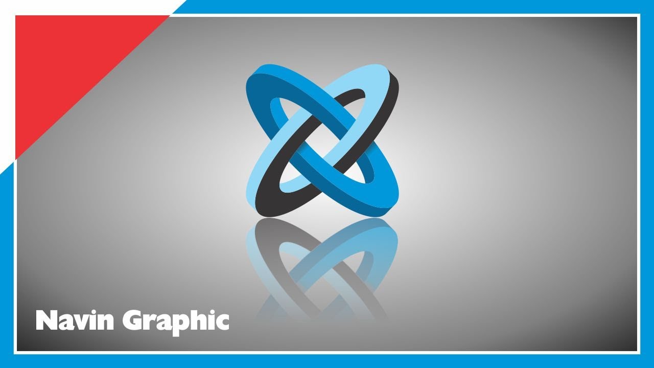 3d logo design in corelDRAW || propessional logo design || CorelDraw 3d ...