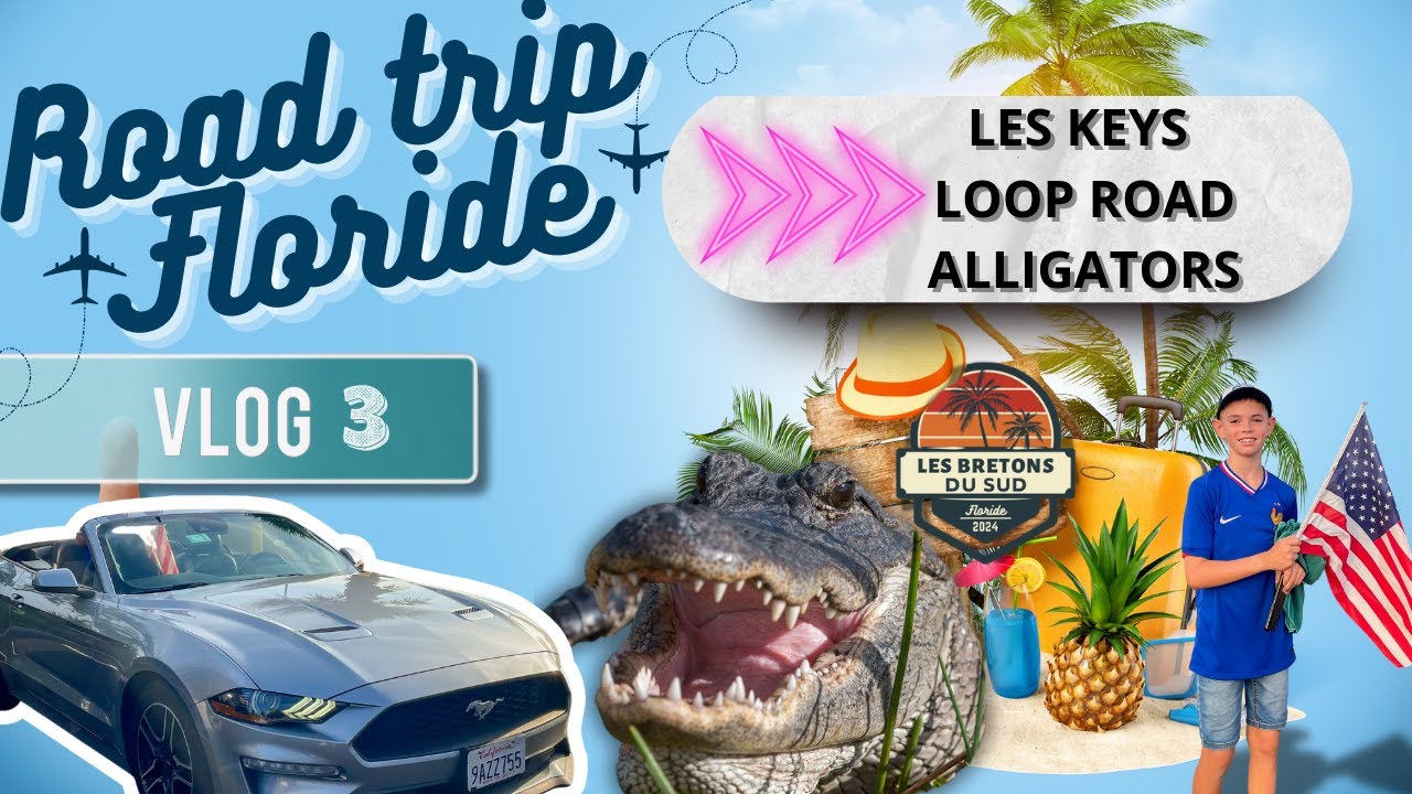 Aventure en Floride épisode 3, Loop road, alligators, coucher de soleil ...