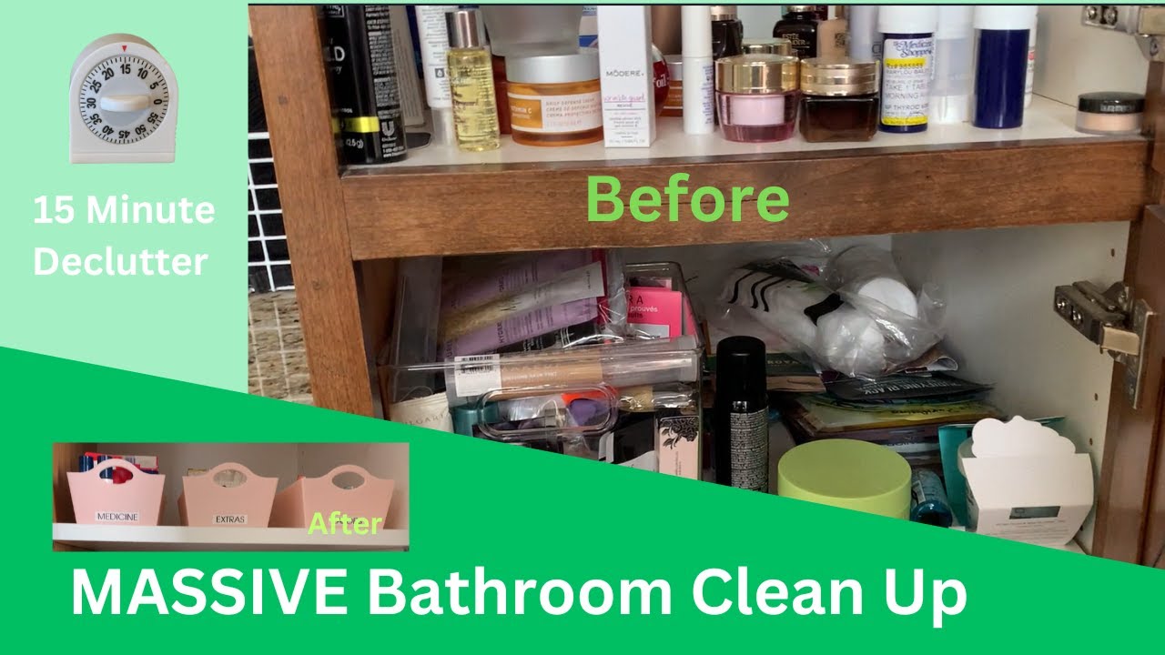 Go From Chaos to Calm with My Epic Bathroom Clean-Out - YouTube