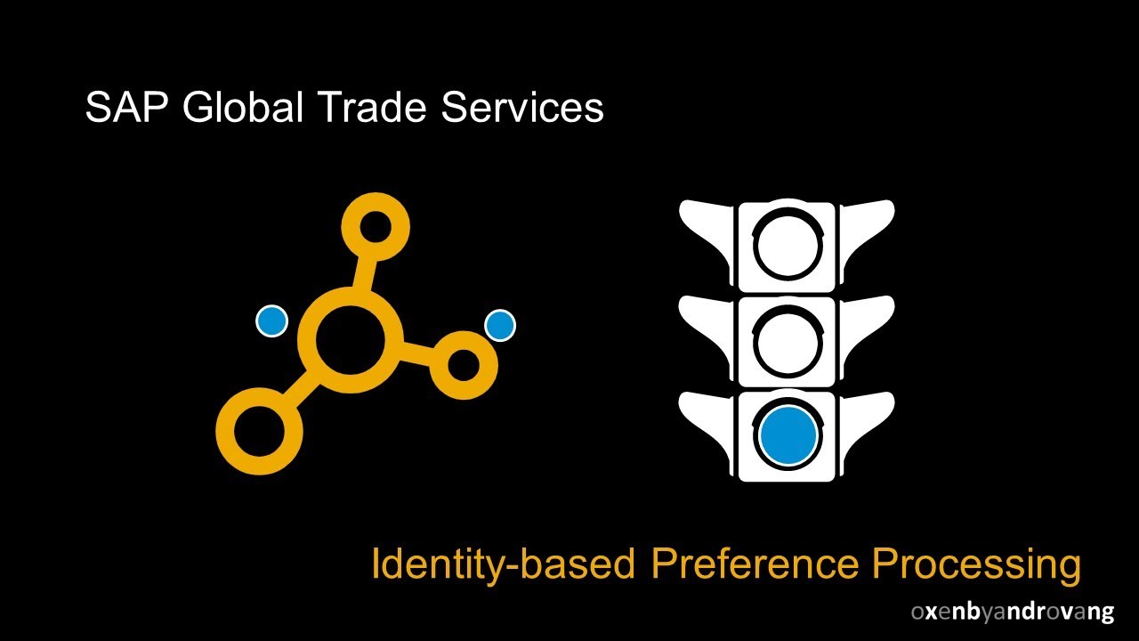 SAP Global Trade Services - Identity-based Preference Processing - YouTube