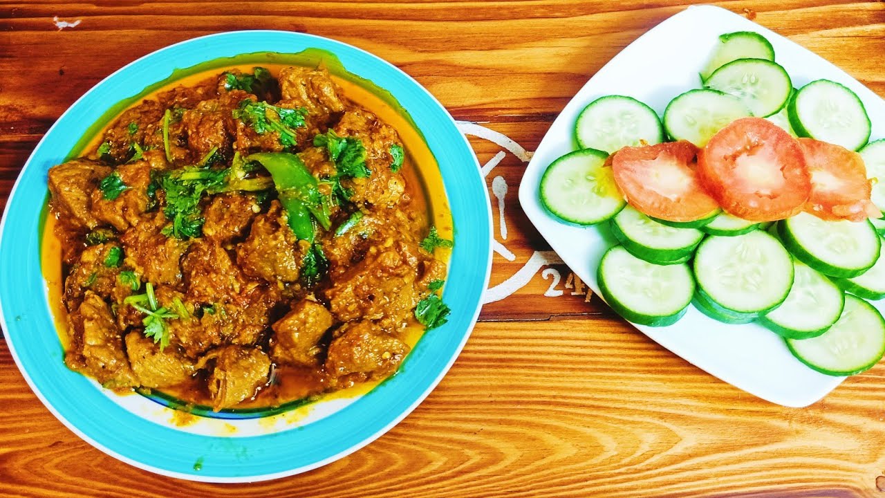 beef shanwari karahi special recipe | Mom's Kitchen - YouTube