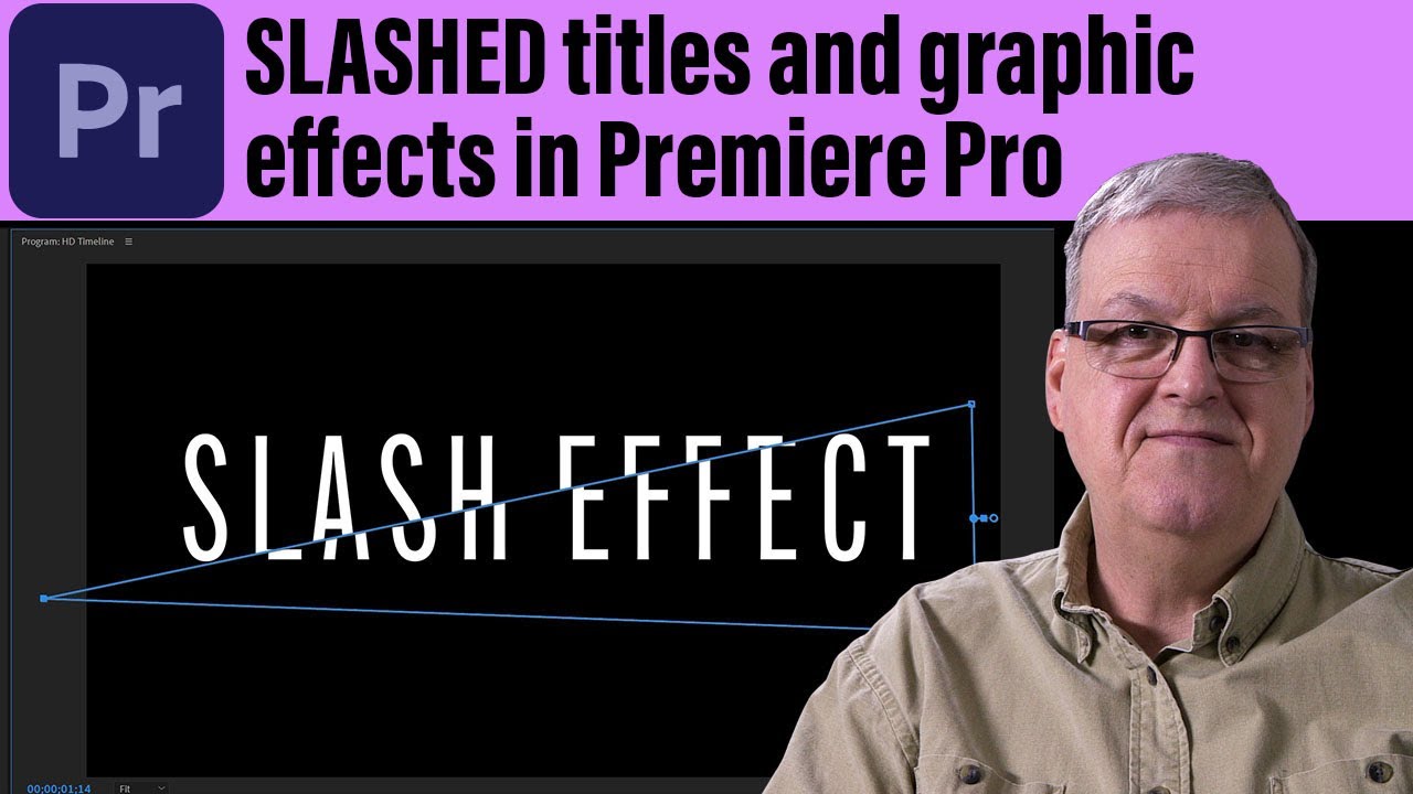SLASHED titles and graphic effects in Adobe Premiere Pro - YouTube