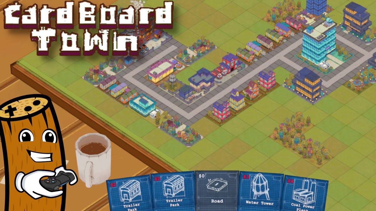 Let's Play Cardboard Town Chill Let's Play - YouTube