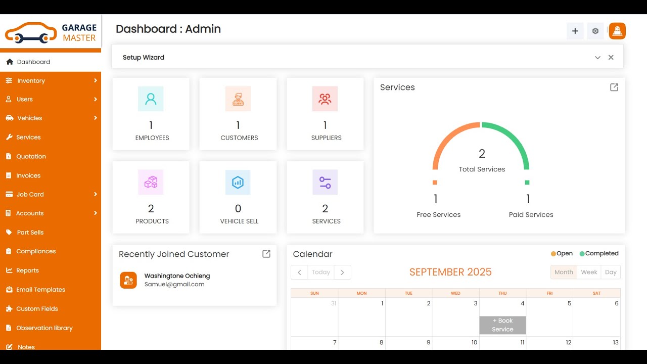 Garage Management System | Inventory, Billing & Reports - YouTube