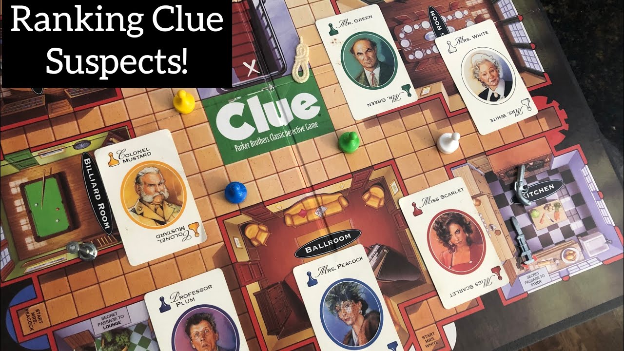Ranking Clue Suspects! - YouTube