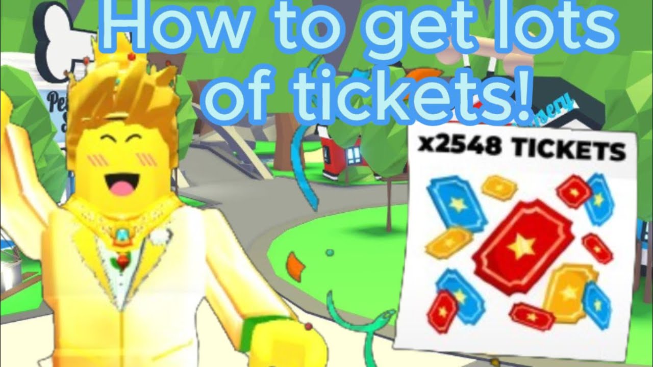 How to get lots of tickets! Adopt Me Summer fair! - YouTube