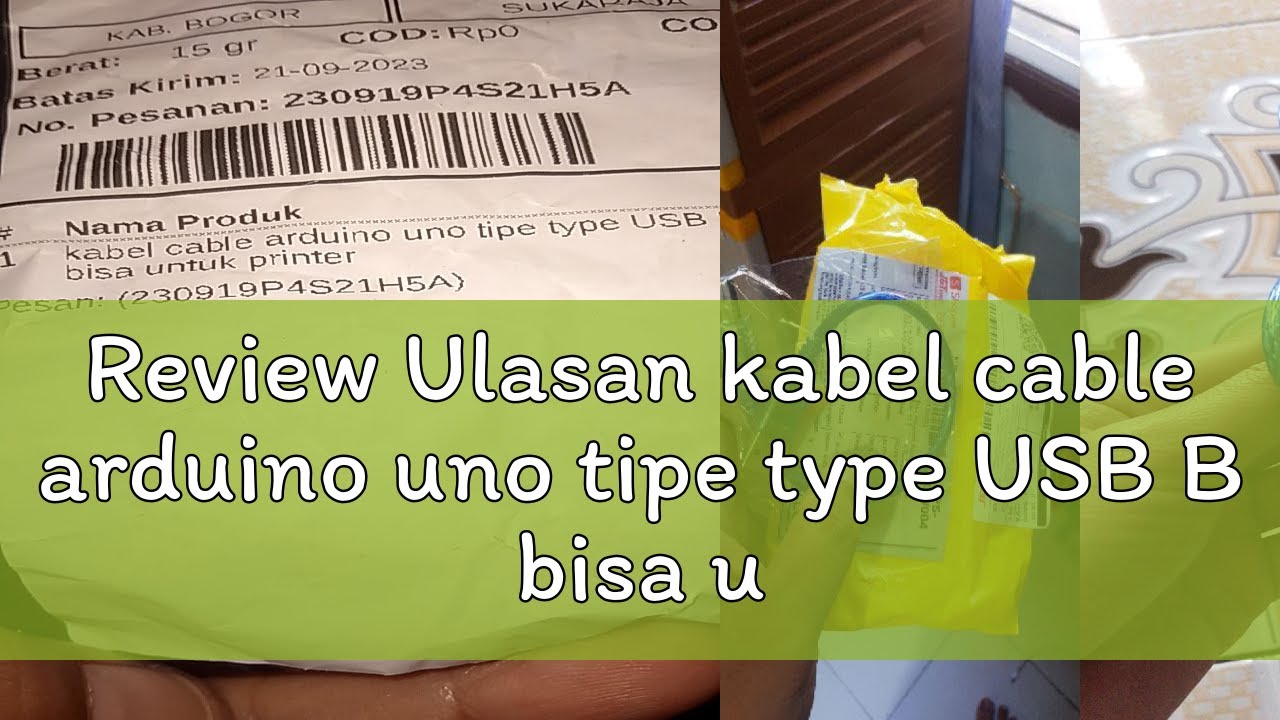 Review Ulasan kabel cable arduino uno tipe type USB B bisa untuk ...