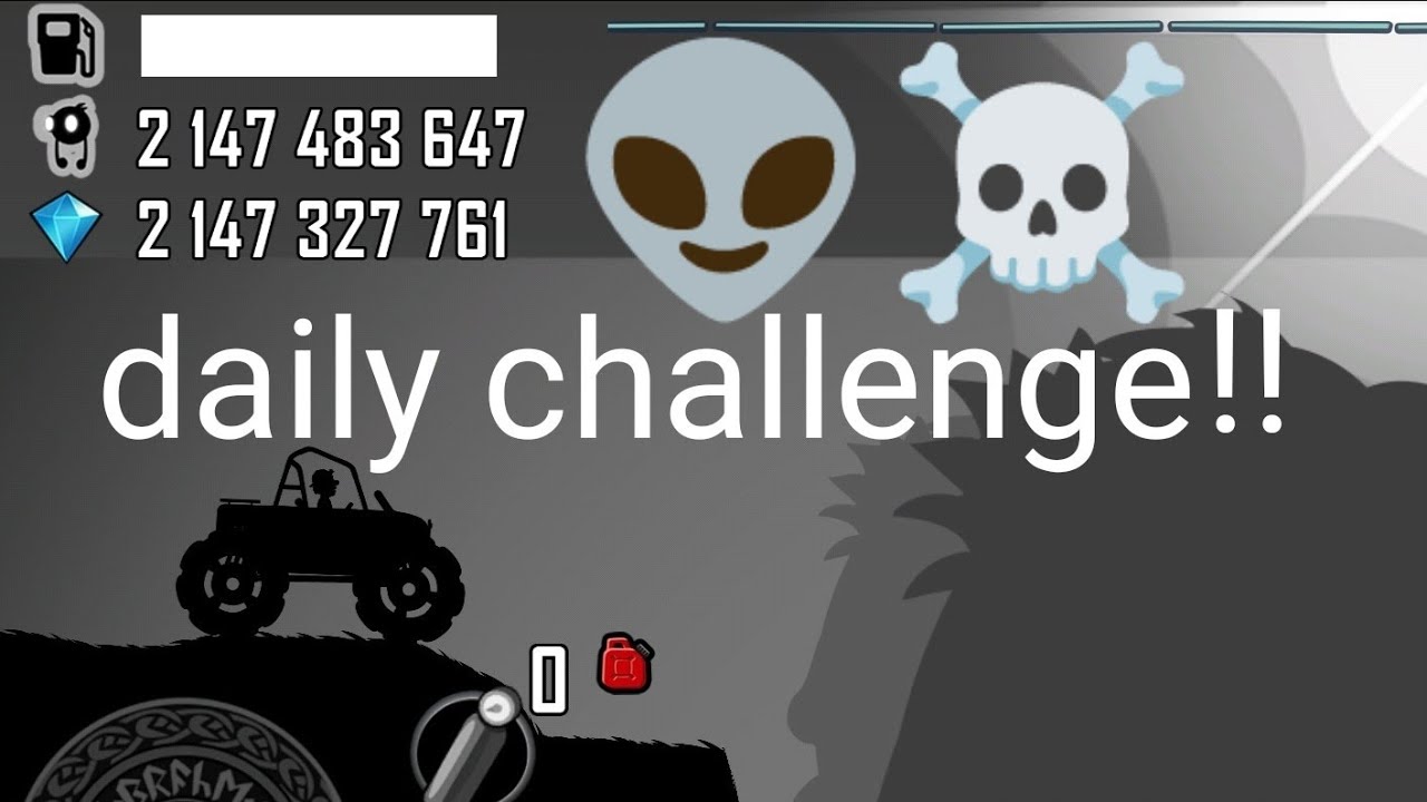 hill climb Racing:Big Finger on Daily challenge Ragnarok completed☠️💀🤙 ...