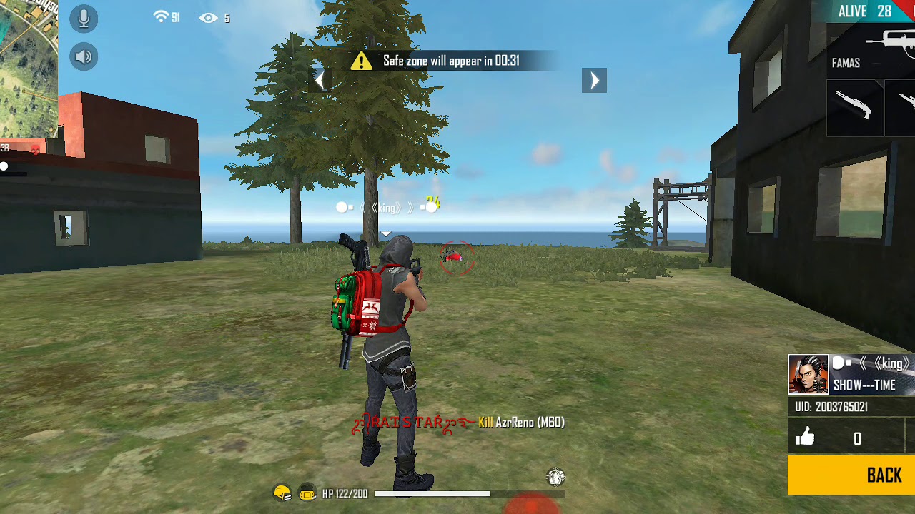 Gameplay of Free Fire/Indian Gamers/Dual/First Video - YouTube