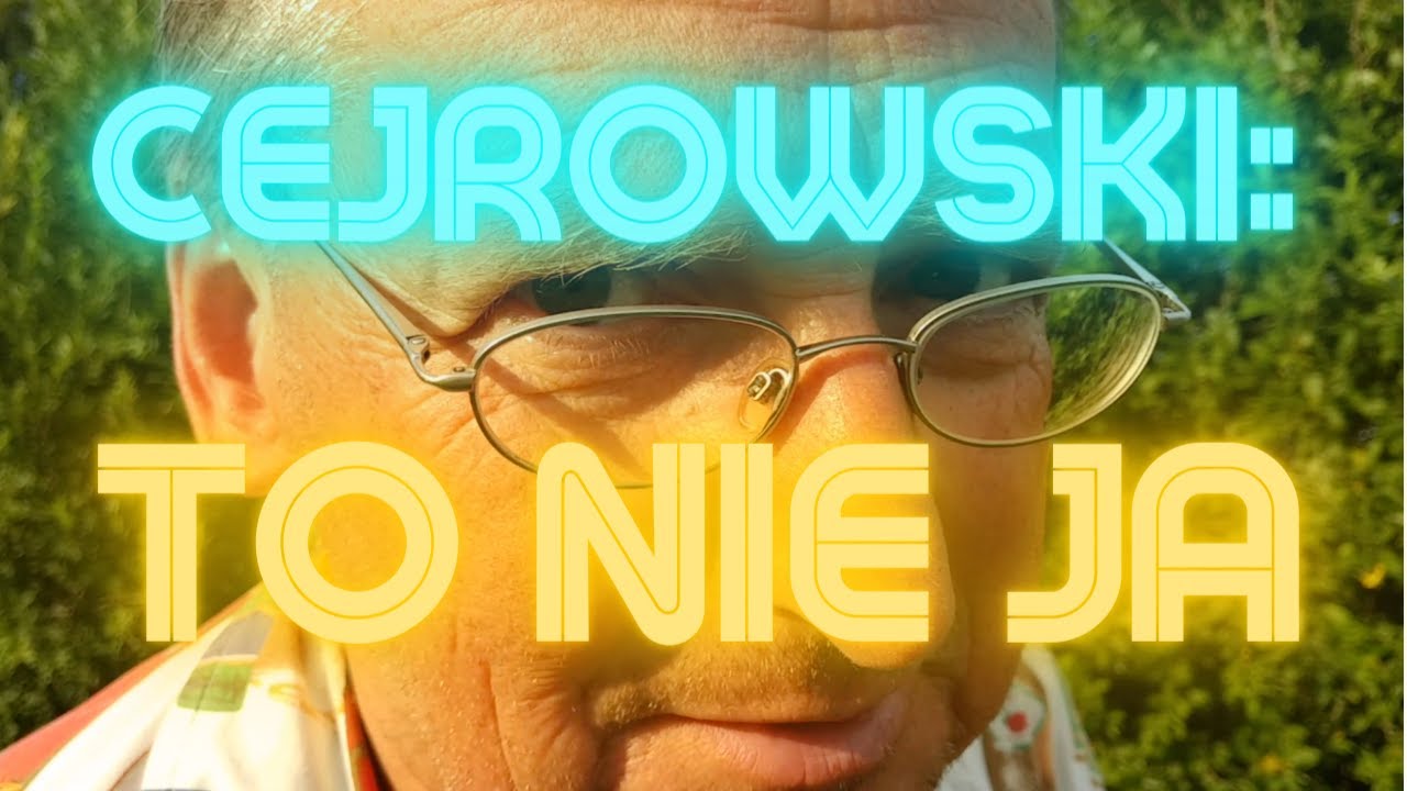 Cejrowski: TO NIE JA! - YouTube