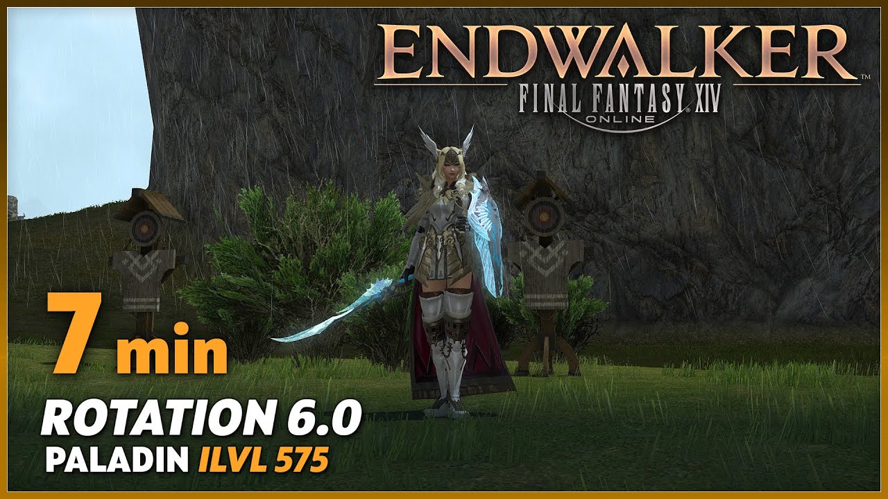 7 Min PALADIN Rotation 6.0 with Controller (iLVL 575) - FFXIV ENDWALKER ...