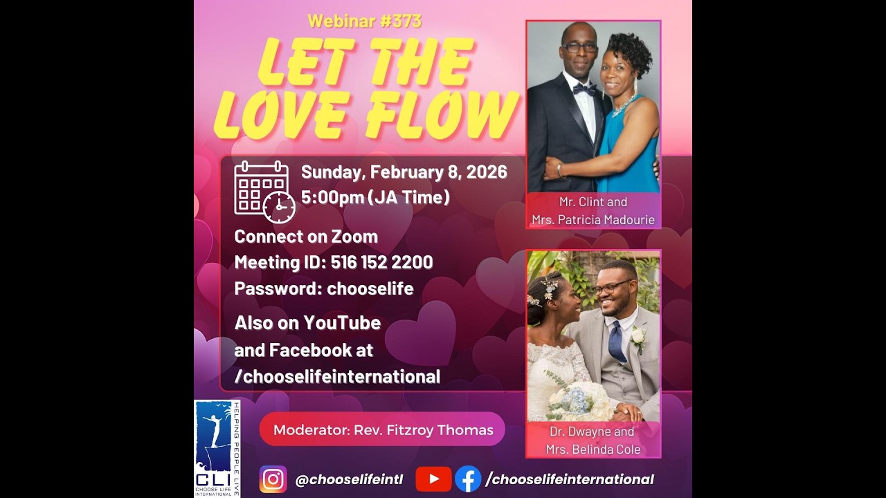 Choose Life International Weekly Webinar - YouTube