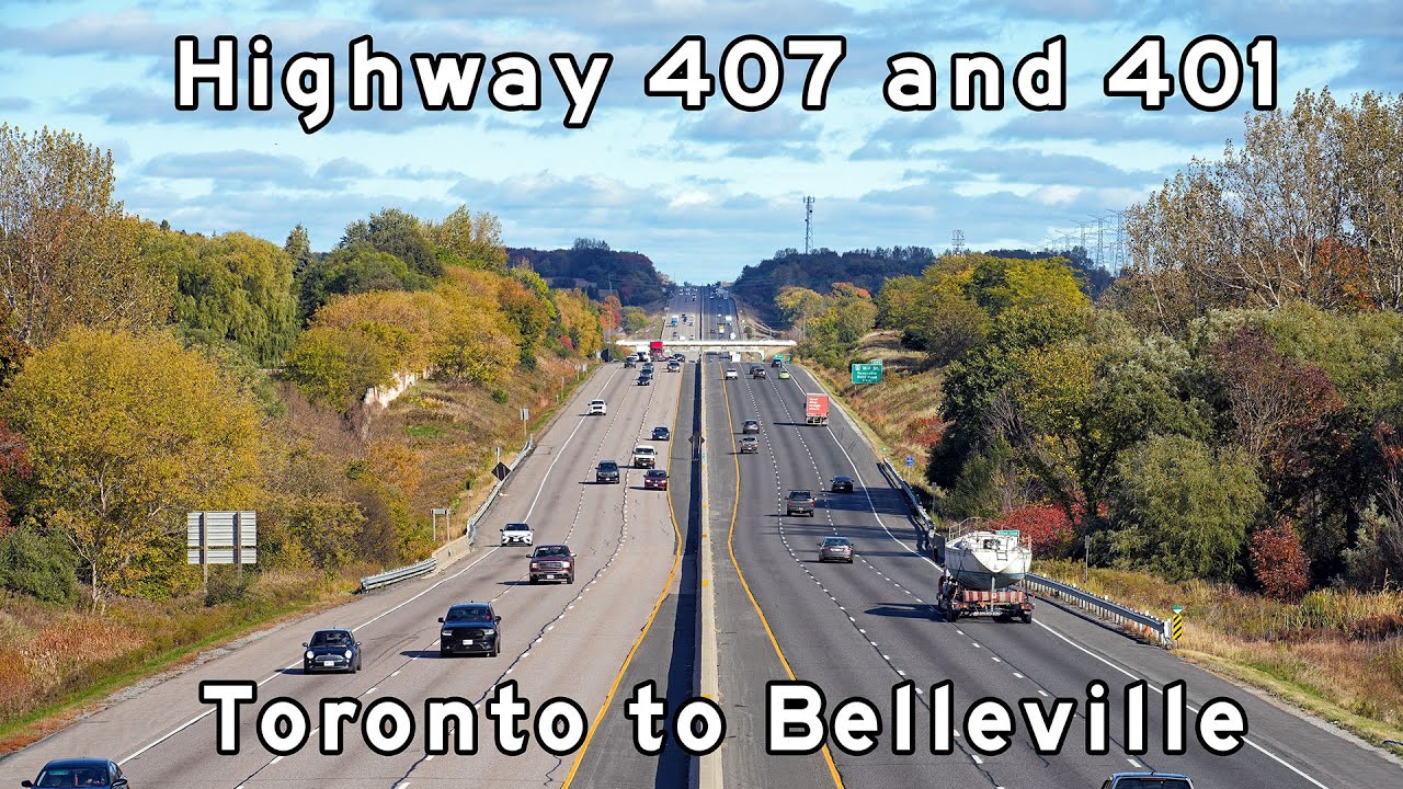 Toronto Freeways - Toronto to Belleville - Highway 427, 407, 418 and ...