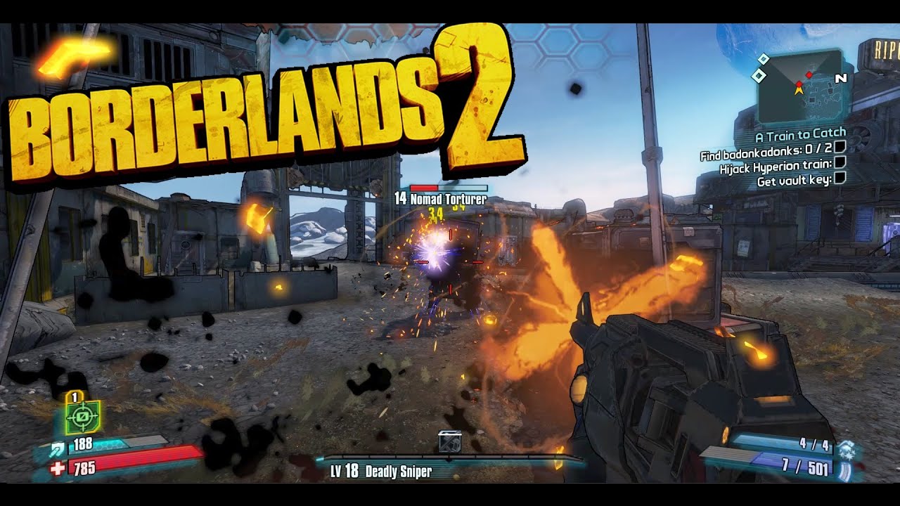Borderlands 2 - [PC Win7] 3 hours of gameplay (2012) - YouTube