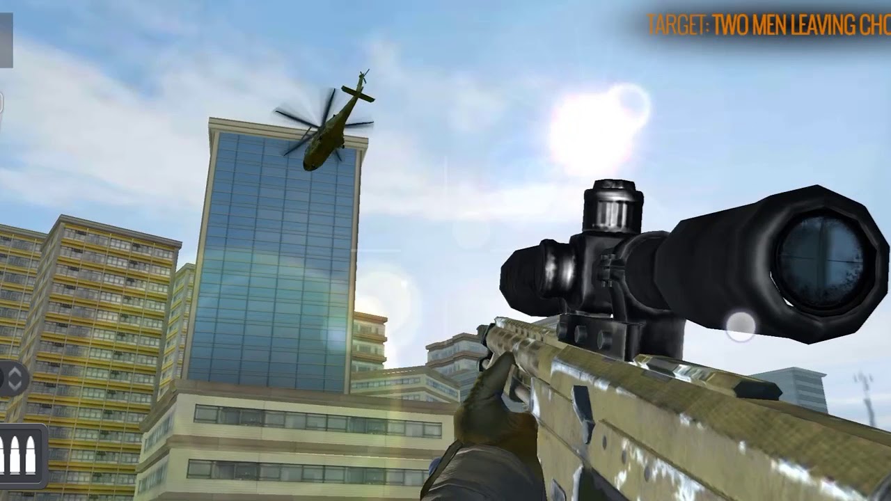 Chopper Landing : Main Mission of small valley : Sniper 3D - YouTube