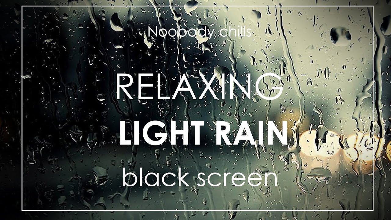 Relaxing White Noise //LIGHT RAIN// Sleep, Study, Chill, Meditation ...