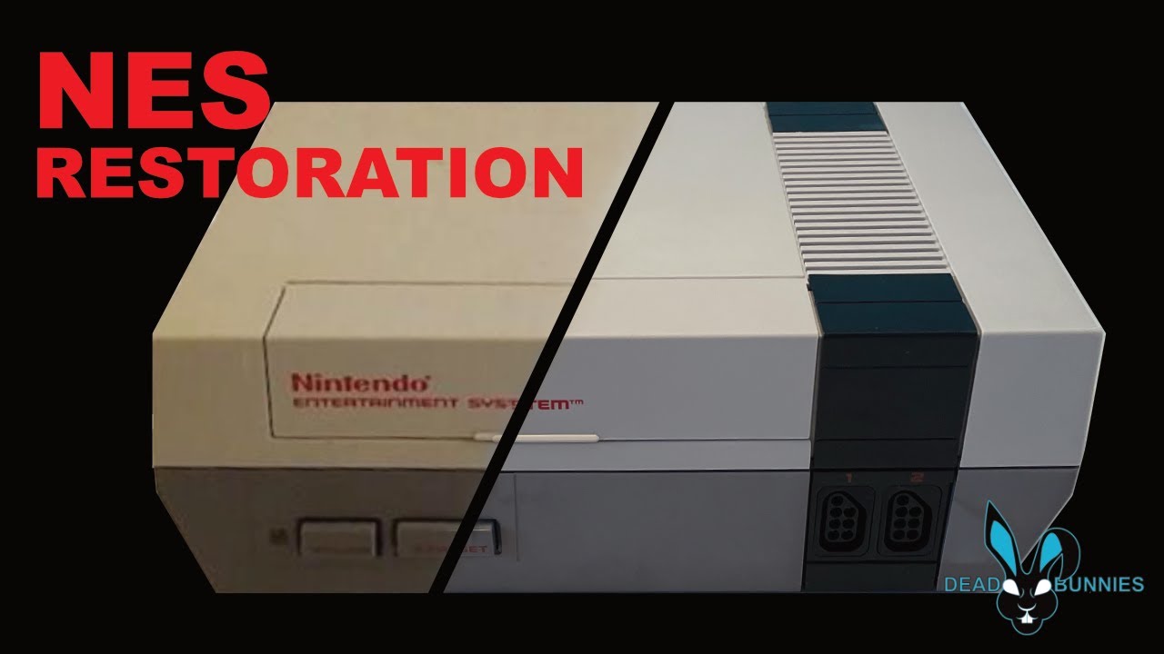Nintendo NES Console Restoration - Yellowed Plastic Retrobrite # ...