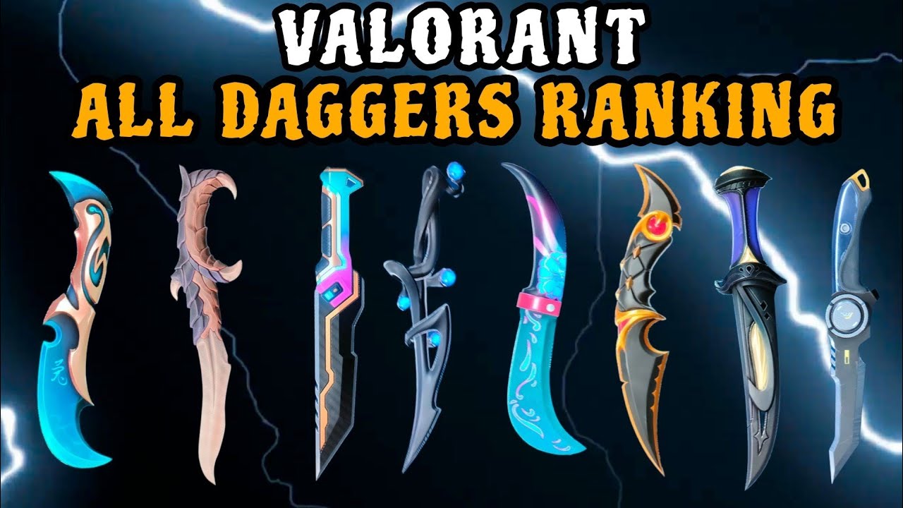 VALORANT - All Daggers Worst to Best in Gameplay | All Daggers ...