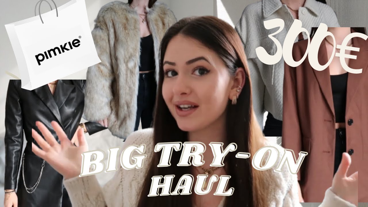 BIG TRY-ON HAUL PIMKIE ! pour 300€ (SOLDES 2022) |COCO.DR - YouTube