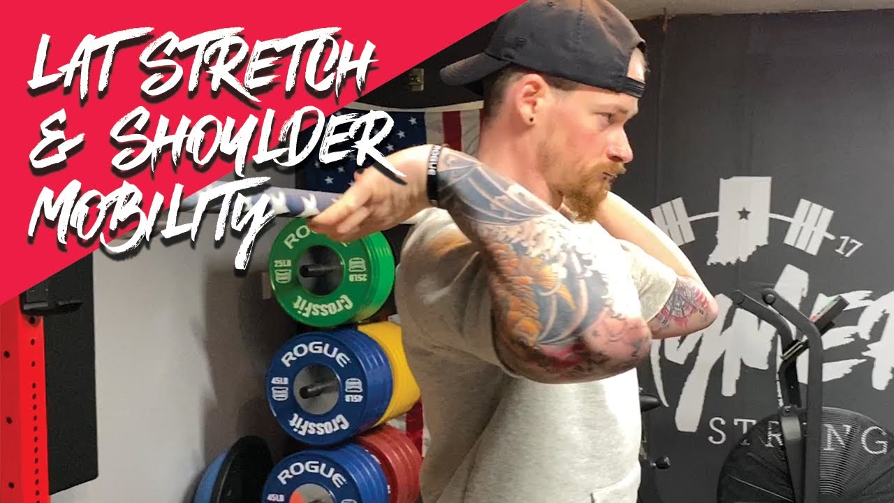 Lat Stretch and Shoulder Mobility - YouTube