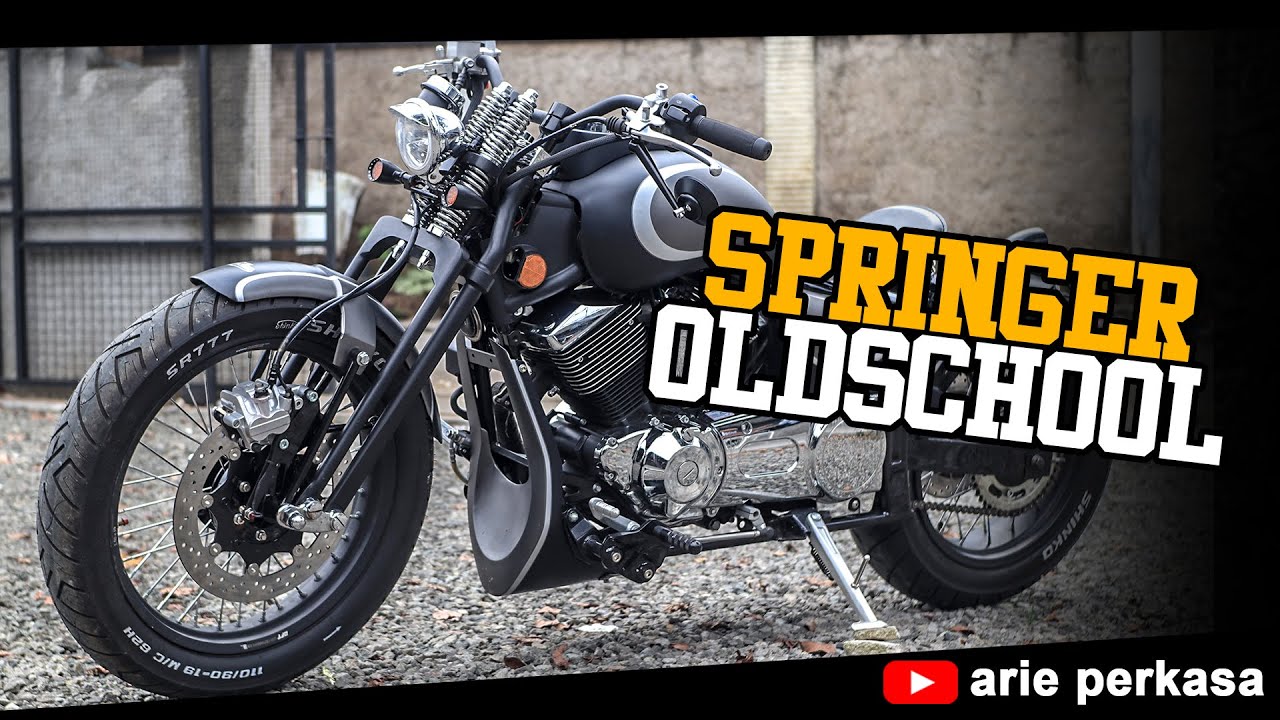 Modifikasi V16 oldschool bobber. - YouTube