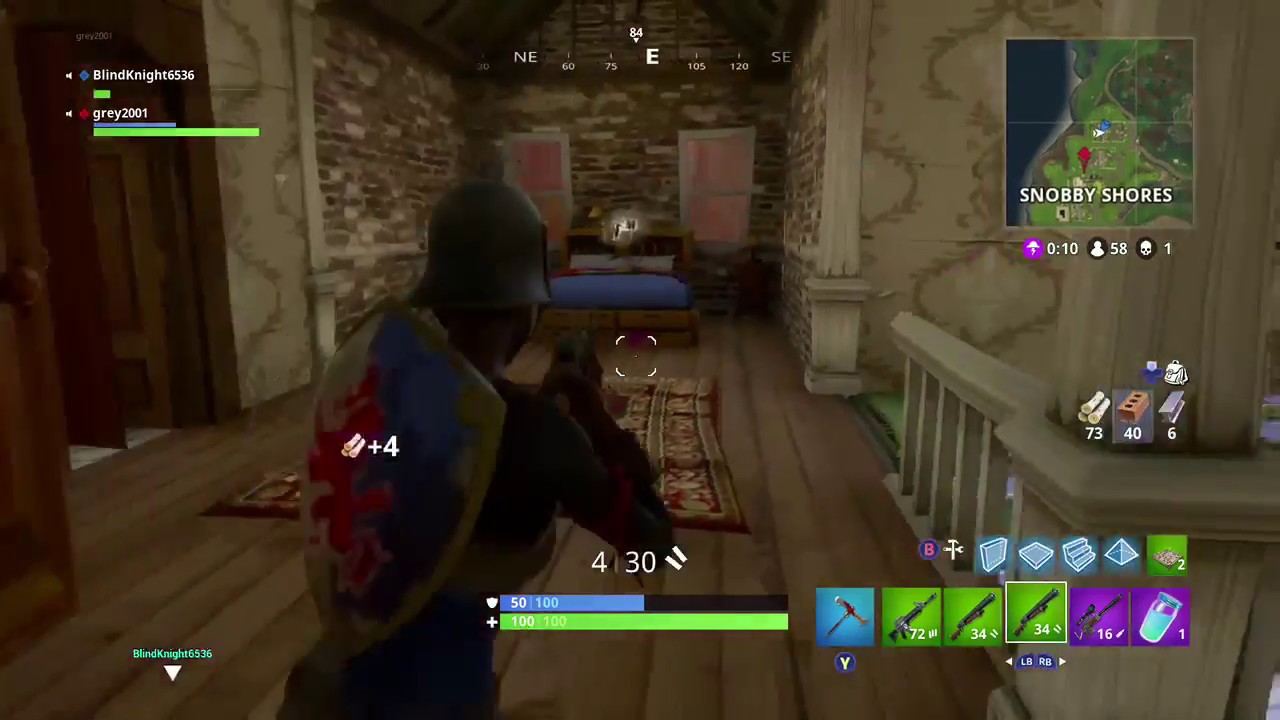 Semi-auto sniper NO SCOPE :fortnite battle royale - YouTube