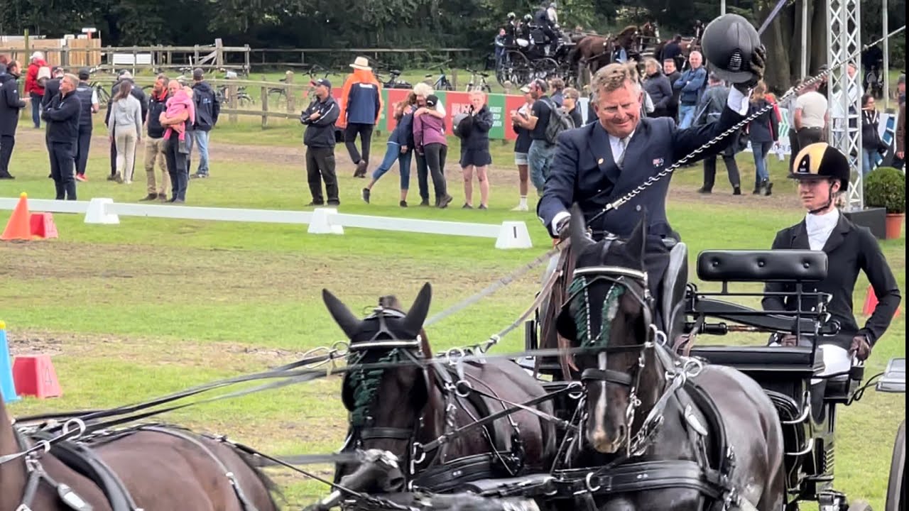 World Champion 4-in-hand Boyd Exell 🇦🇺 driving the cones at @CAI ...