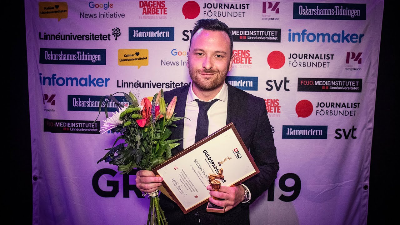 GP:s Michael Verdicchio vinnare av Guldspaden - YouTube